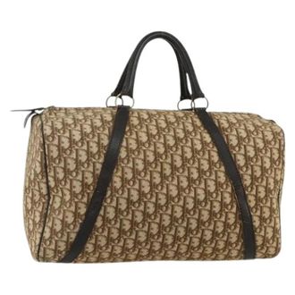 Dior Sac Boston Pre-owned - Femme - Pre-owned - Beige - Taille: ONE Size
