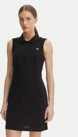 Guess Kleid f&uuml;r den Alltag V6GK09 K3152 Schwarz Regular Fit