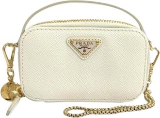Prada Pochette Pre-owned - Femme - Pre-owned - Blanc - Taille: ONE Size