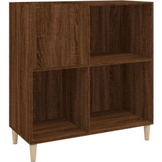 vidaXL Plattenschrank Braun Eichen-Optik 84,5x38x89 cm Holzwerkstoff - Vidaxl