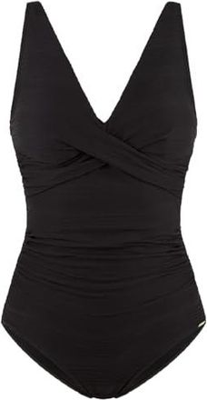 Schiesser Damen Badeanzug mit Schale-Mix & Match Swim Maillot de Bain Une pièce, Noir_182675, 40 Femmes