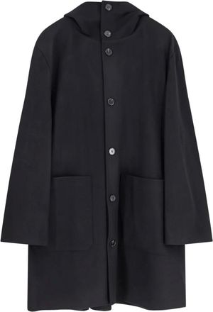 Palt&ograve; Homme, Manteaux, Noir, Taille: M Manteau en feutre Tonio