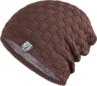 Generic Bonnet Femme Hiver Bonnet Femme Chapeau Femme Hiver Confortable Classique - Tricot Main Pliable, Cache-Oreilles Laine M&eacute;rinos, Coupe-Vent &Eacute;l&eacute;gant pour