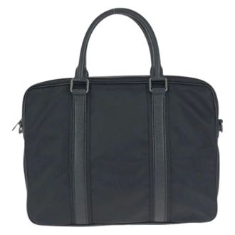 Dolce & Gabbana Pre-owned Sacoche en Nylon et Cuir - Homme - Pre-owned - Noir - Taille: ONE Size