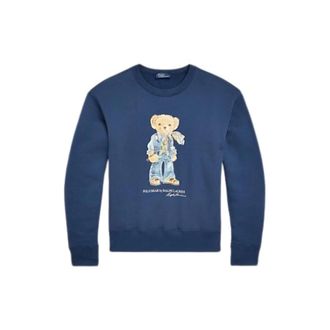 Polo Ralph Lauren Homme, Pulls, Bleu, Taille: XS Bear Tejano SweaT-shirt