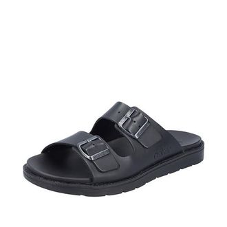Rieker Mules pour homme 24290, Noir, 44 EU