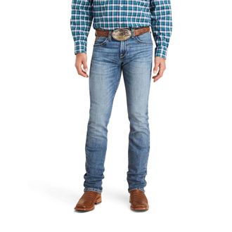 Ariat Mens M7 Slim Stowell Straight Jeans in Poplar, Size 33 x 36, by Ariat