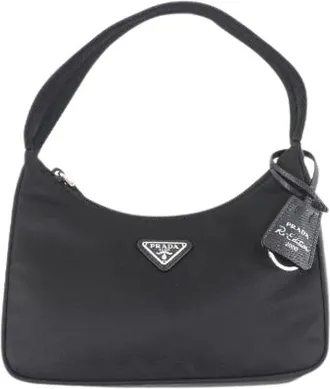 Prada Pre-owned Re-Edition 2000 Re-Nylon Mini Bag - Femme - Pre-owned - Noir - Taille: ONE Size