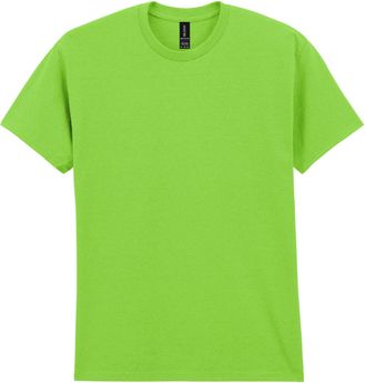 Gildan Unisex Heavy Cotton Adult T-Shirt Tshirt, Limettengrün, XL