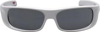 Oakley Homme, Sport, Blanc, Taille: ONE Size Highland Lunettes de soleil