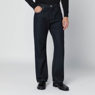 A Gold E Dunkelblaue Regular Jeans