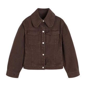 By Malene Birger Femme, Vestes, Brun, Taille: 38 FR Villies Denim Jacket