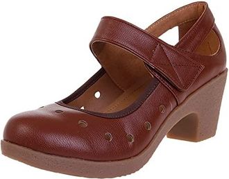 Generic Chaussures De Danse Latine Femme a Bout Fermé, Moderne Talon Haut Chaussures De Jazz Salle De Bal Semelle Souple Bout Ouvert Chaussures Danse Latine D