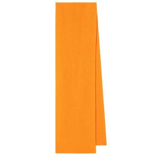 Le Bonnet &Eacute;charpe en laine et Caregora - Femme - Accessoires - Orange - Taille: ONE Size