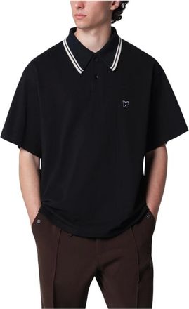Needles Homme, Tops, Noir, Taille: S Polo &agrave; Col Classique