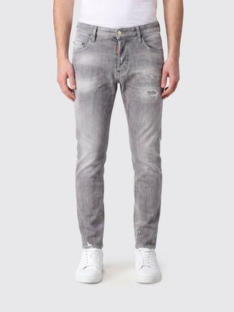 Dsquared2 Jean Skater skinny fit en denim stretch avec effet us&eacute;