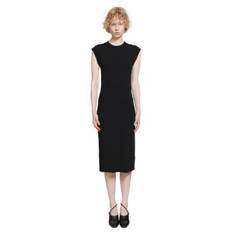 Jil Sander Lightweight Viscose Crewneck Dress