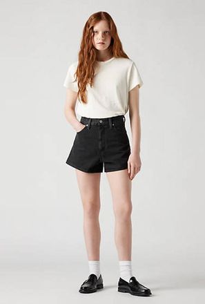 Levi's High Waisted Mom Shorts - Damen - Schwarz / Schwarz