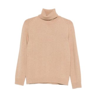 iBlues Femme, Pulls, Brun, Taille: 38 FR Pull Col Roul&eacute;