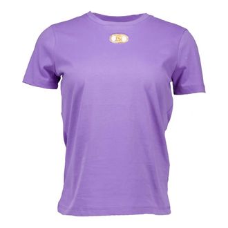 Elisabetta Franchi Femme, Tops, Violet, Taille: 42 FR T-shirts Paars