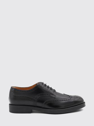 Tod's Derbies en cuir lisse avec motif brogue et logo T Timeless emboss&eacute;