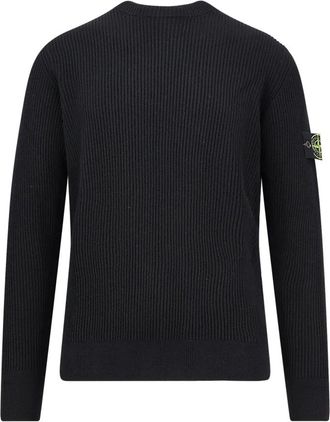 Stone Island Homme, Pulls, Noir, Taille: XL Pull en laine vierge certifi&eacute;e