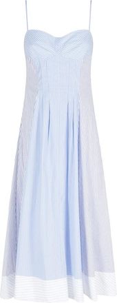 SIMKHAI Femme, Robes, Bleu, Taille: 38 FR Chamberlain Midi Dress