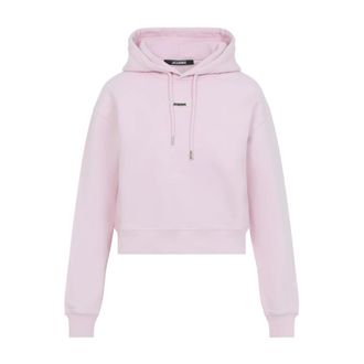 Jacquemus Femme, Sweatshirts et sweats &agrave; capuche, Rose, Taille: 40 FR Le Sweat &agrave; capuche Gros Grain