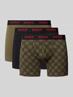 HUGO BOSS Trunks aus Baumwoll-Mix im 3er-Pack