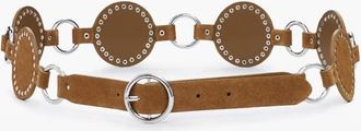 Desigual Articulated - G&uuml;rtel aus Leder in Braun-Neutral