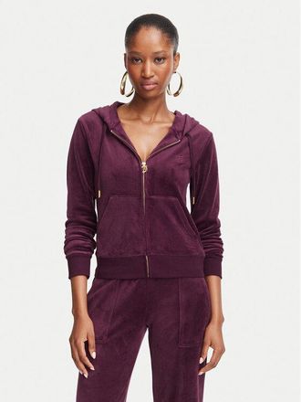 Juicy Couture Sweatshirt Robertson JCAP176G Violett Slim Fit