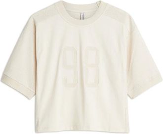 Summum Femme, Tops, Beige, Taille: 38 FR Top Mesh et Jersey