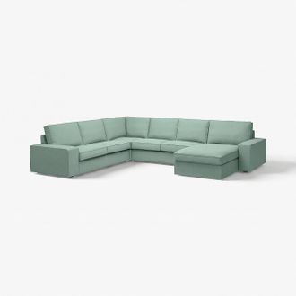 IKEA KIVIK 5er-Ecksofa mit R&eacute;camiere