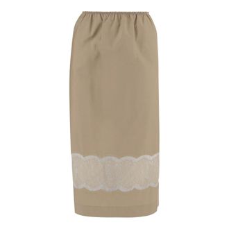 Carven Femme, Jupes, Beige, Taille: 40 FR 6261K21098 Maxi Skirt
