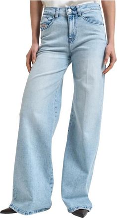 Diesel Femme, Jeans, Bleu, Taille: W25 D-Akemi 1978 Wide Jeans