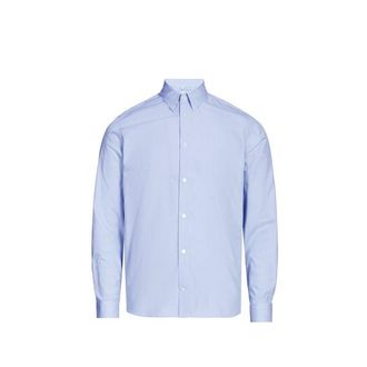 Au Printemps Paris Slim - Bleu Plage Lasthemd