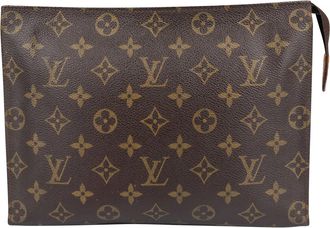 Louis Vuitton Crossbody Bags - Louis Vuitton Canvas Monogram Poche Toilette 25 Cl - Gr. unisize - in Braun - f&uuml;r Damen