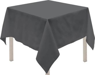Soleil d'Ocre 814233 Tischdecke mit Fleckschutz quadratisch 180x180 cm ALIX anthrazit