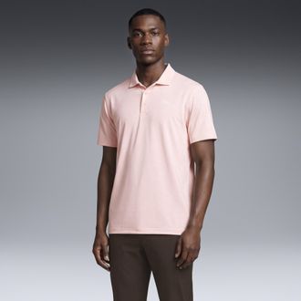 Puma Polo de golf Pure 3.0 Homme, V&ecirc;tements, Rose, XXL