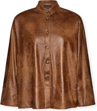 Elena Miro Damen, Jacken, Braun, SGr&ouml;&szlig;e