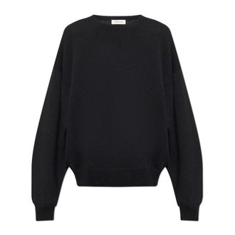 Fear of God Homme, Pulls, Noir, Taille: XS Pull Ras du Cou en Maille Fine