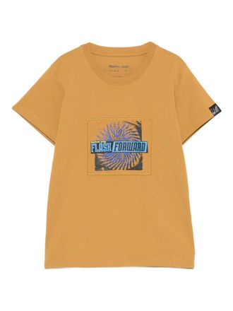 Martine Rose t-shirt Shrunken &agrave; imprim&eacute; graphique - Marron
