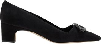Manolo Blahnik Femme, Chaussures, Noir, Taille: 39 EU Escarpin Maysale 50