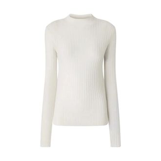 Pinko Pinko - Muggito Sweater - Femme - Pulls - Blanc - Taille: 40 FR