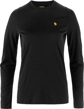 Fjällräven Damen Bergtagen Merino 190 LS T-Shirt, Black, Medium