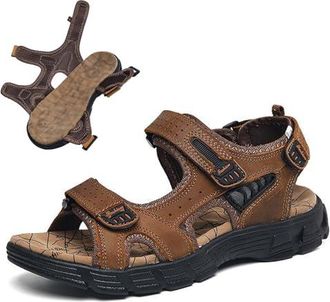 Generic Sandales de Randonn&eacute;e, Sandales de Sport Homme, Chaussures d&eacute;t&eacute; R&eacute;glable pour Sport Mer Plage, Chaussures Orthop&eacute;diques D&eacute;contract&eacute;es Brown 43