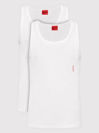HUGO BOSS Tanktop-Set 50469778 Wei&szlig; Slim Fit