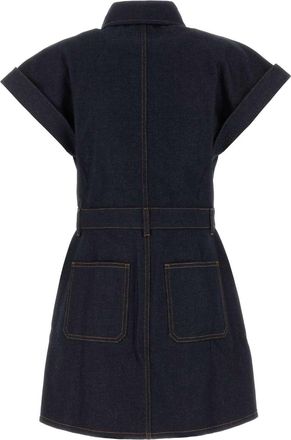 Givenchy Denim Mini Dress - Navy