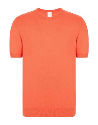8 by YOOX ORGANIC-COTTON REGULAR-FIT KNIT T-SHIRT