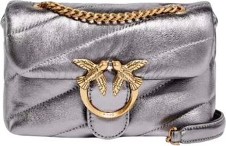 Pinko Pinko, Femme, Sacs, Gris, Taille: ONE Size Baby Love Bag Puff